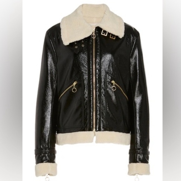 Jonathan Simkhai | Jackets & Coats | Jonathan Simkhai Black Vegan ...